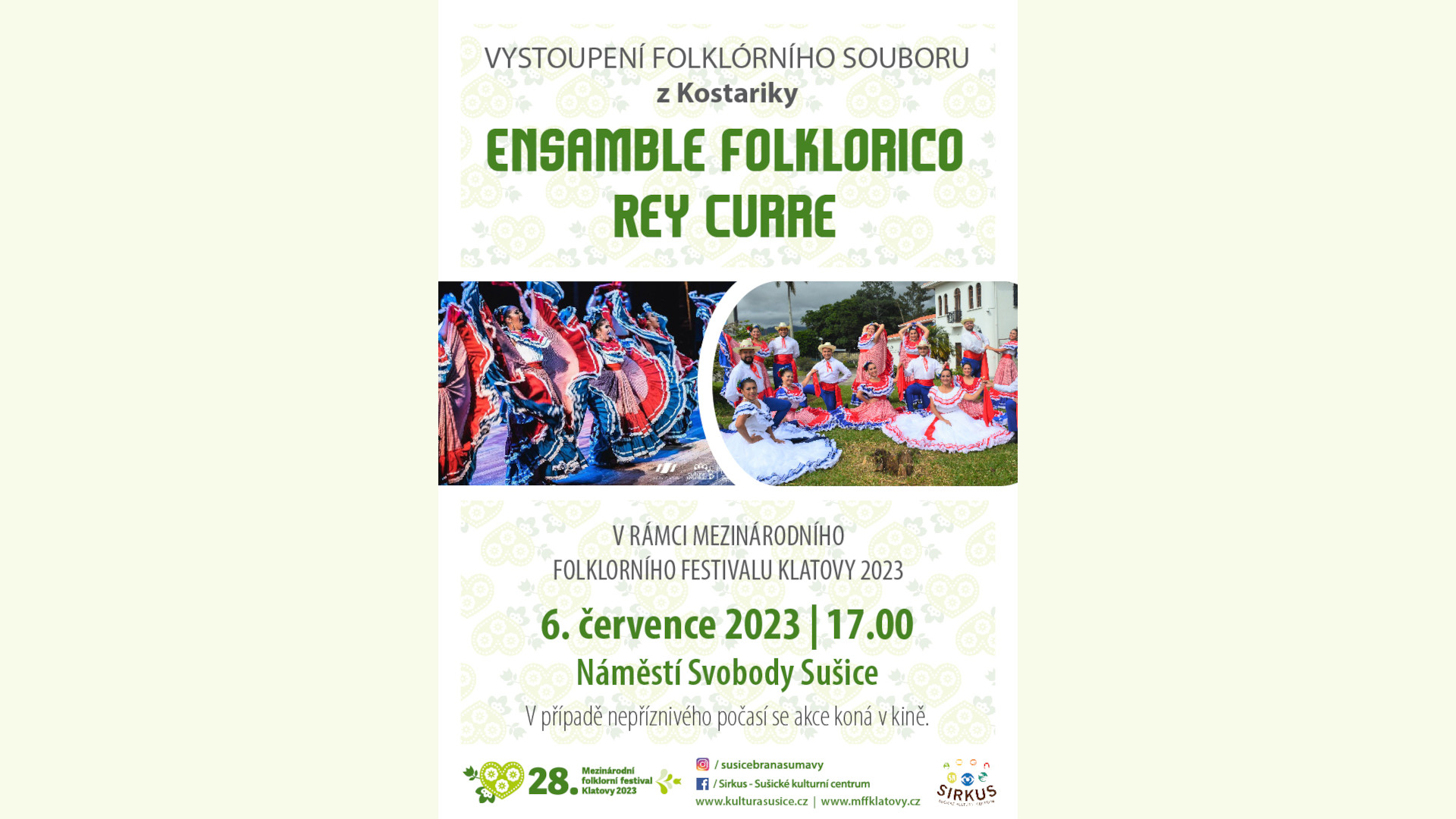 Ensamble Folklorico Rey Curre - Kostarika - Sirkus Sušické kulturní centrum